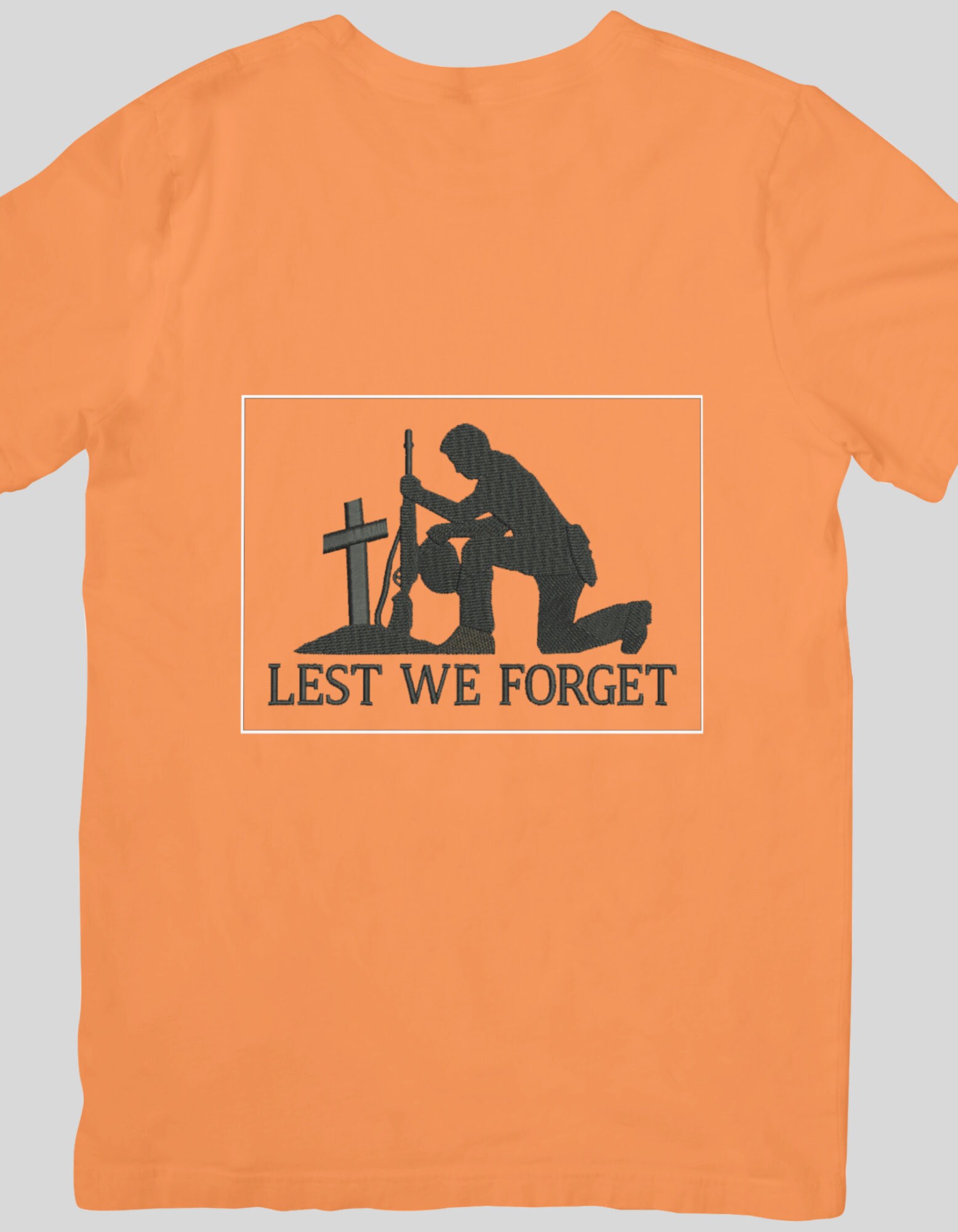 Anzac Day Machine Embroidery Design Lest We Forget 3 Sizes Instant ...