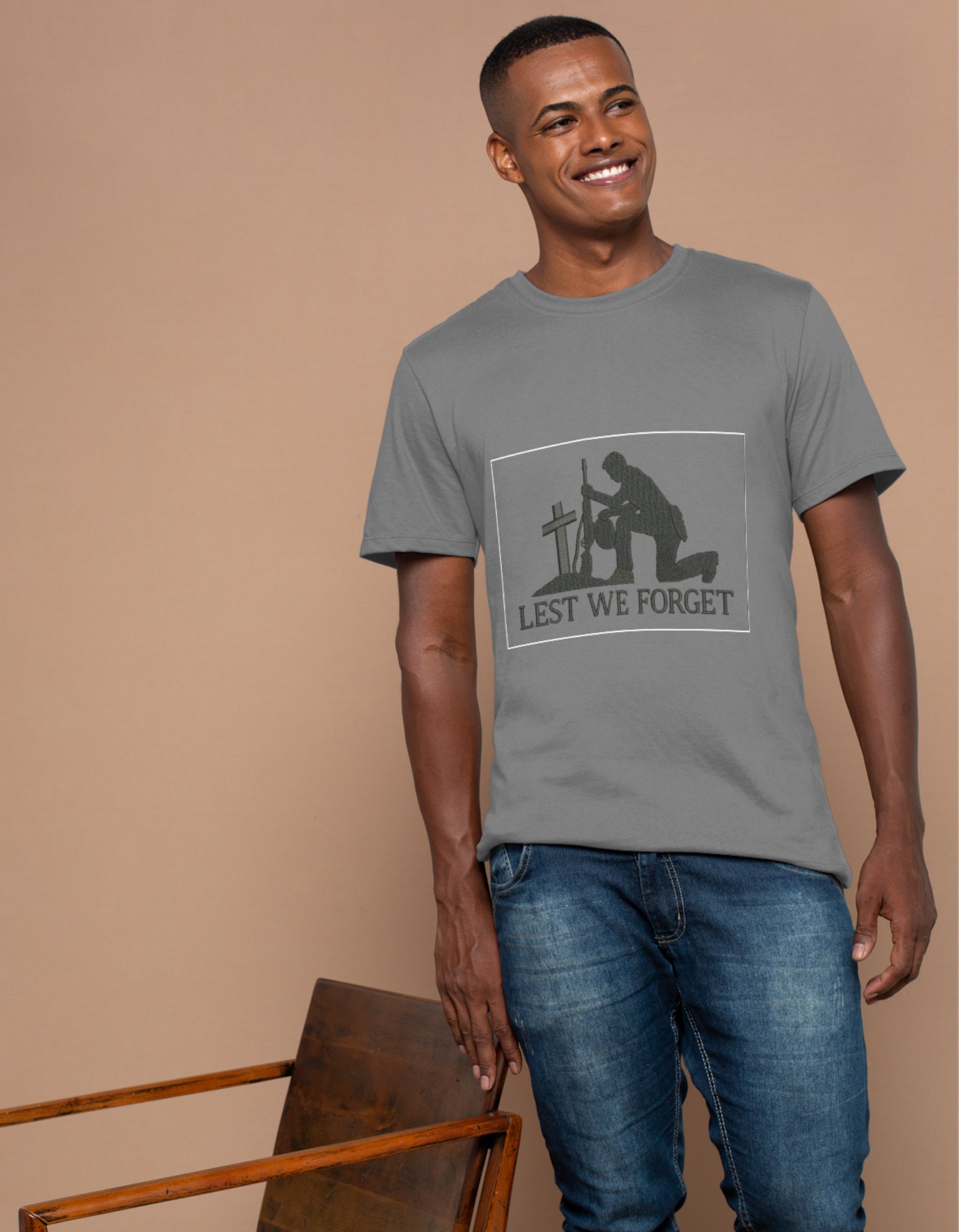 Anzac Day Machine Embroidery Design Lest We Forget 3 Sizes Instant ...