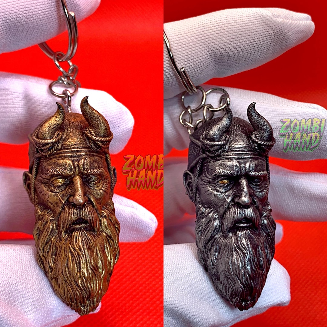 Mimir Head Keychain, God of War Inspired Keychain, Backpack Accessories ...