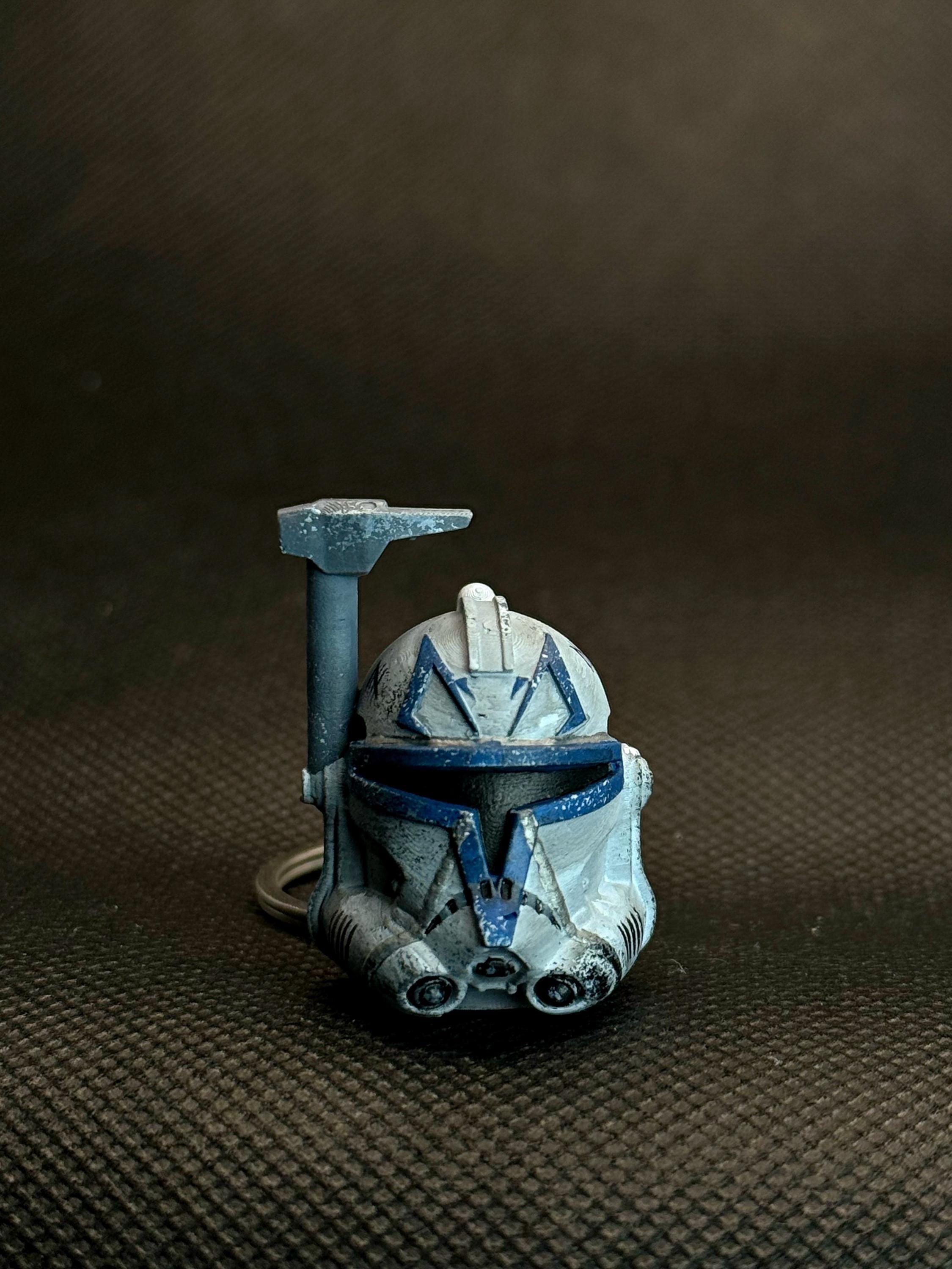 Captain Rex Helmet Keychain | Star Wars Clone Trooper Keychain | Clone ...