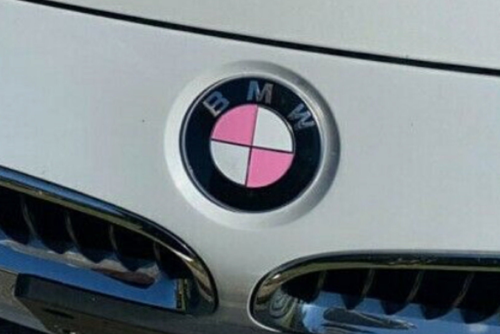 BMW Emblem Overlay Decal Sticker Complete Kit PRECUT - Etsy