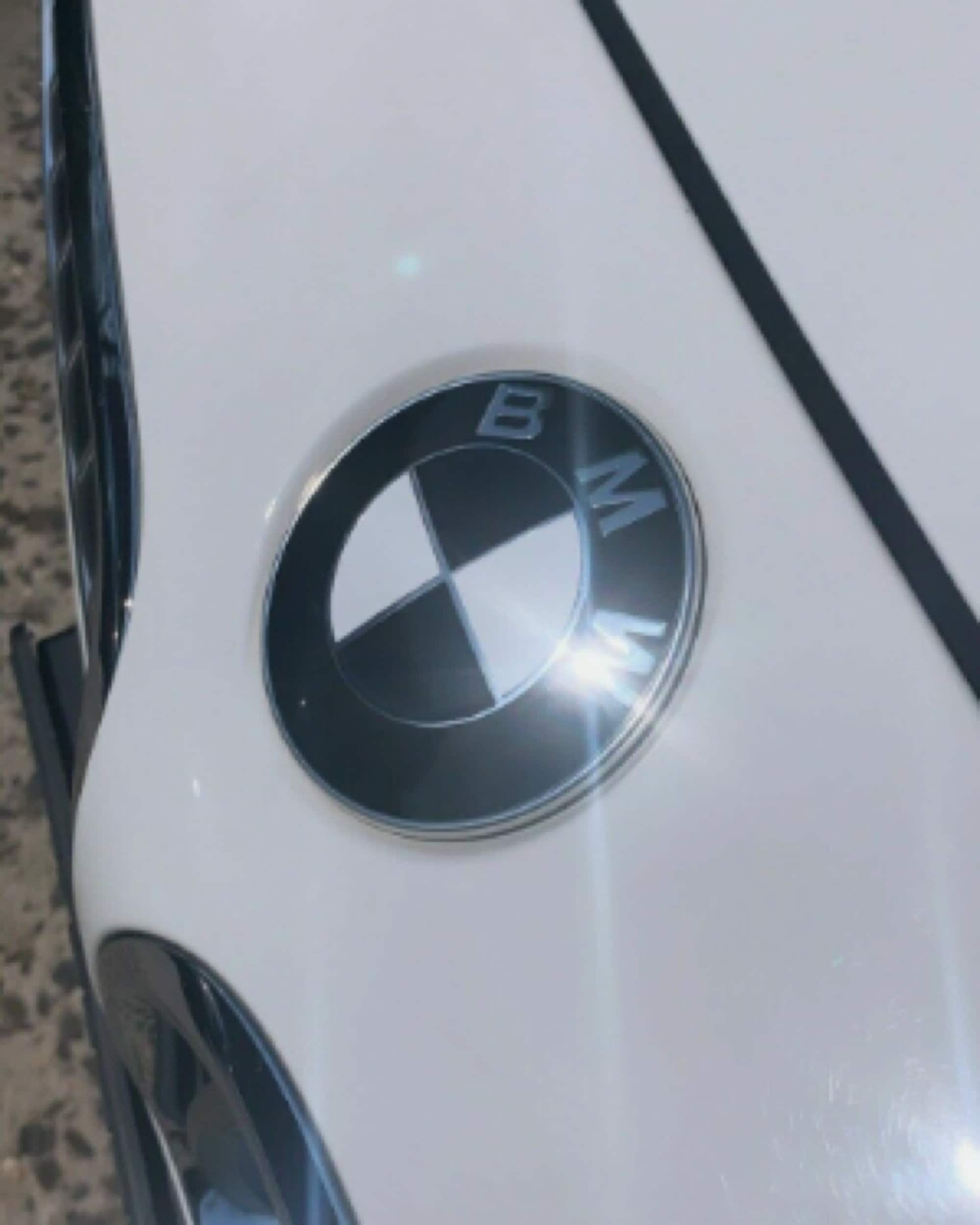 BMW Emblem Overlay Decal Sticker Complete Kit PRECUT - Etsy
