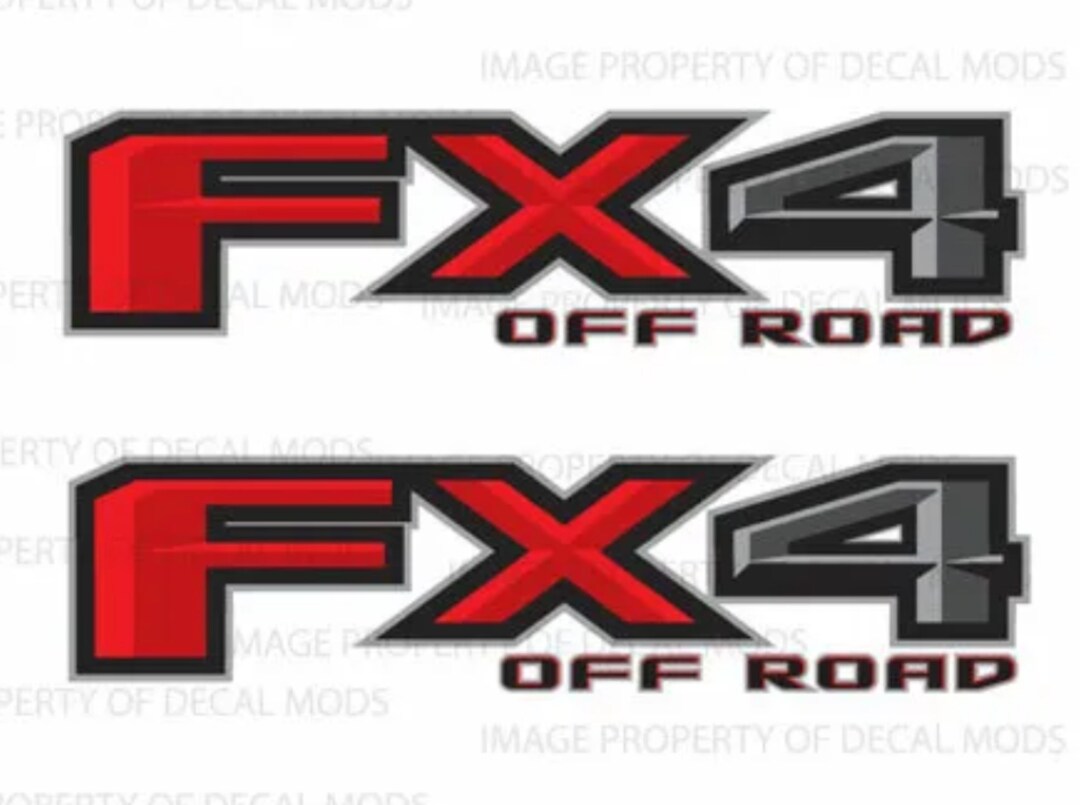 Set 2018 Ford F150 FX4 off Road Decals F Offroad Emblem Letter Decal ...