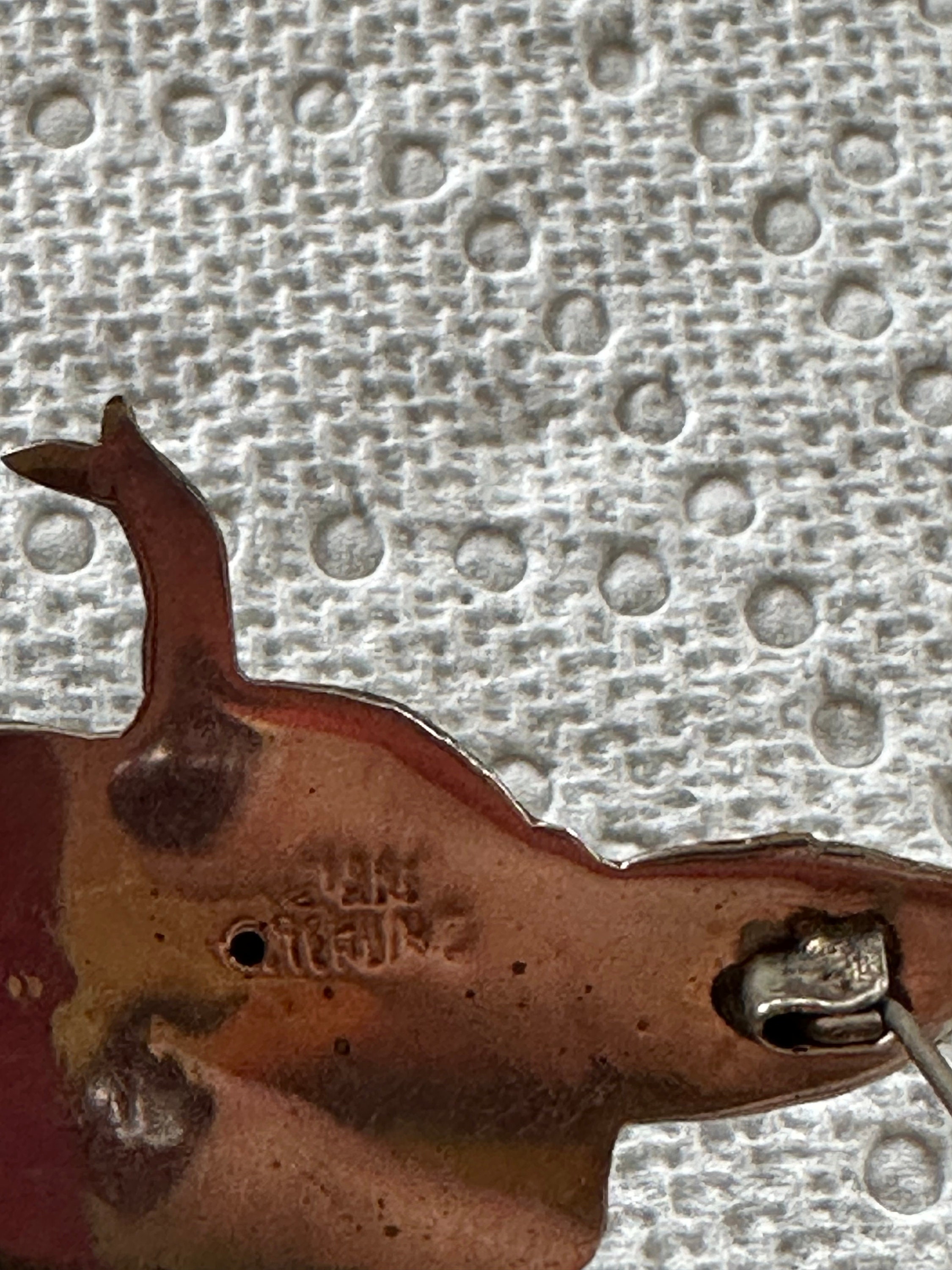 Sterling Silver Enamel Siam Pin Set - Etsy