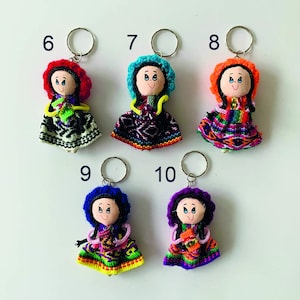 Peruvian Handmade Cute Andean Doll Keychain Souvenir - Etsy