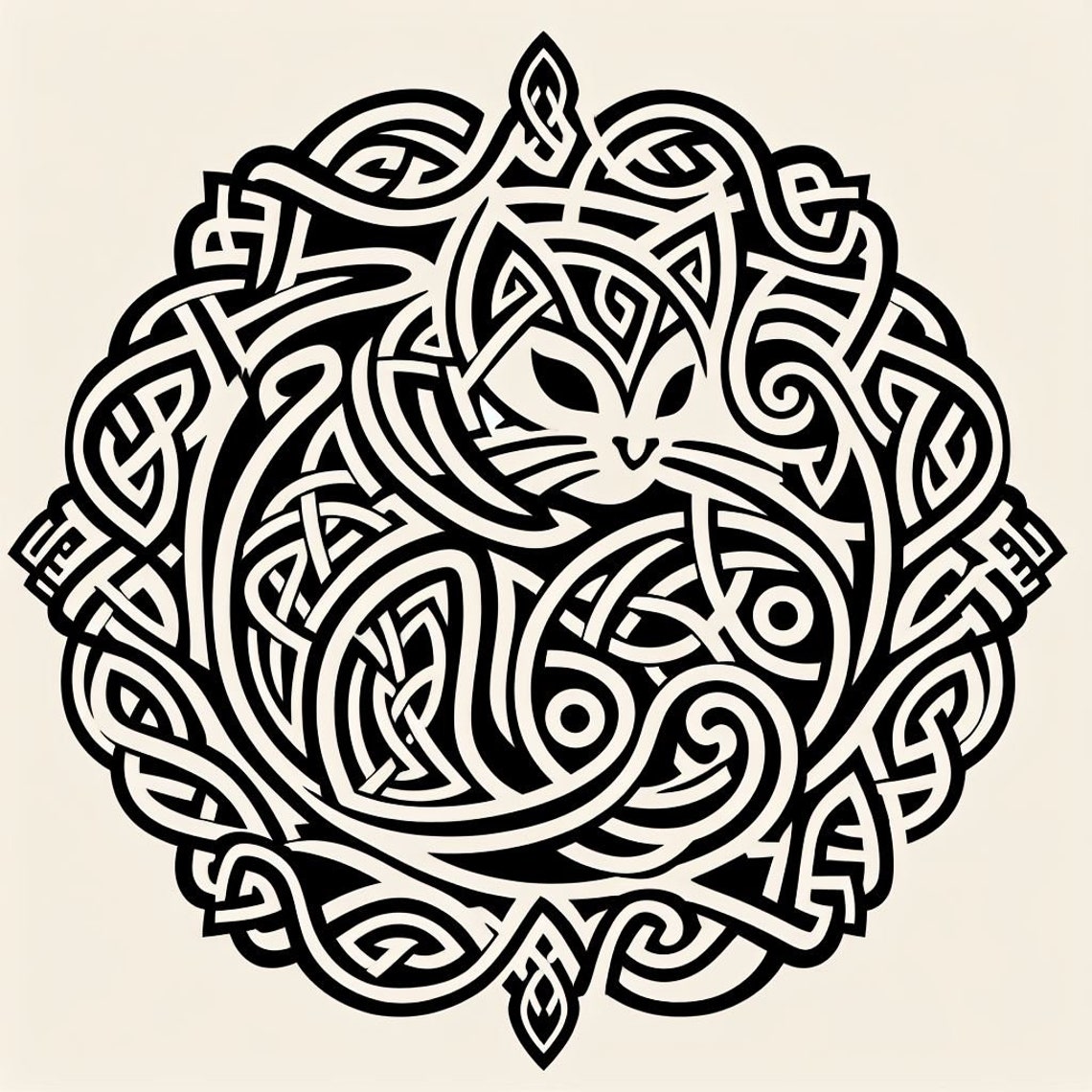 30 Celtic Designs in JPG and SVG. Use for Your Laser Projects Raven ...