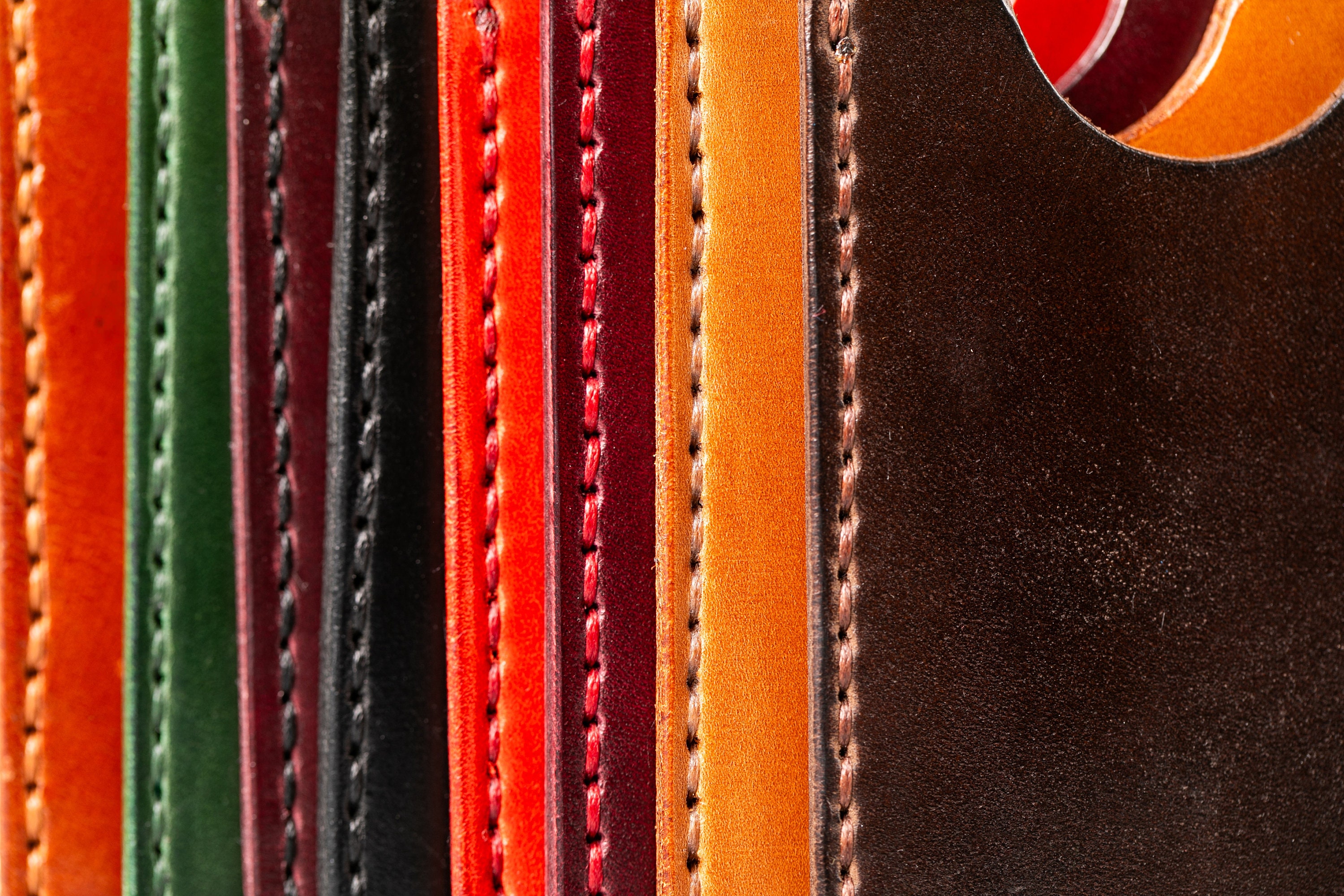 Mini Slide Wallet- Slide Wallet Leather Card Holder Slim Wallet ...