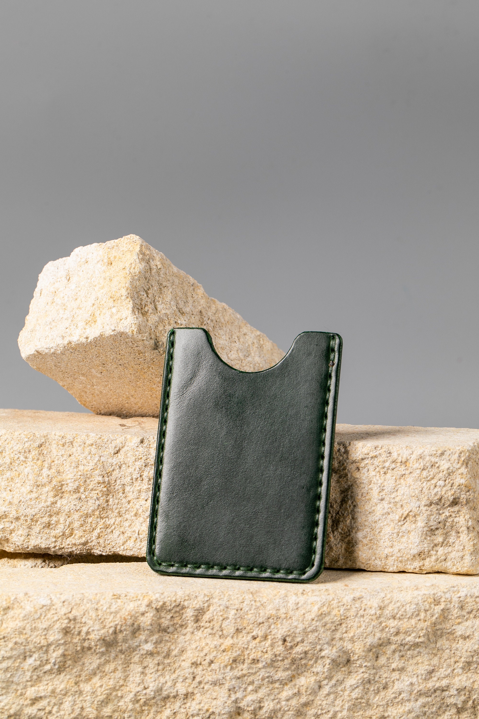 Mini Slide Wallet- Slide Wallet Leather Card Holder Slim Wallet ...