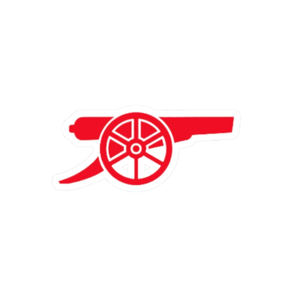 Arsenal Football Club Cannon Retro Crown Kiss-cut Stickers - Etsy
