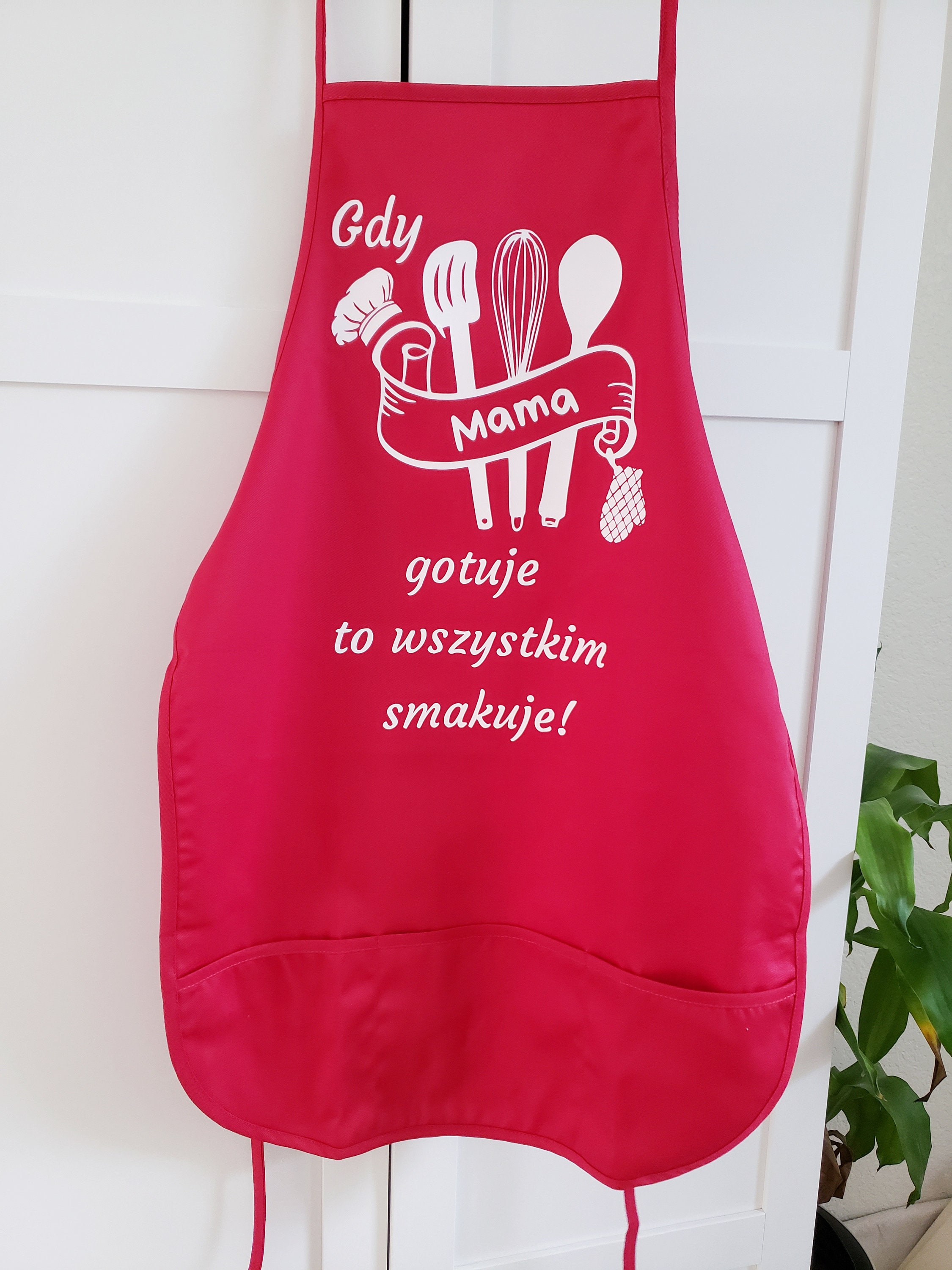Babcia Apron, Polish Babcia, Apron for Polish Grandmother, Polish ...