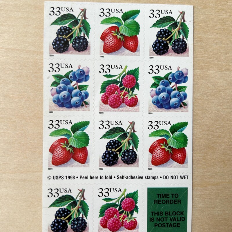33 Cent Stamps - Etsy