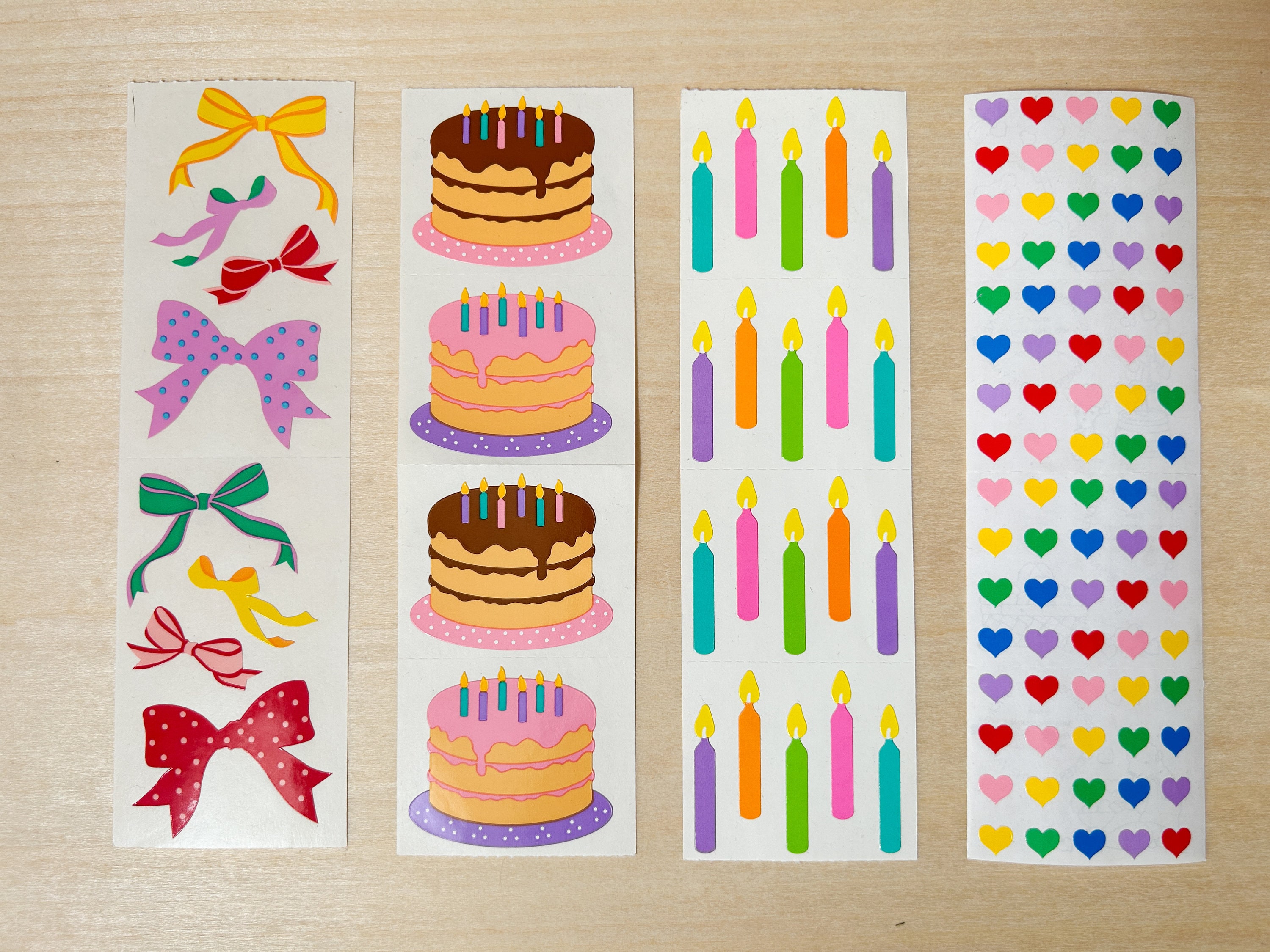 Colorful Vintage Sticker Sheets - Etsy