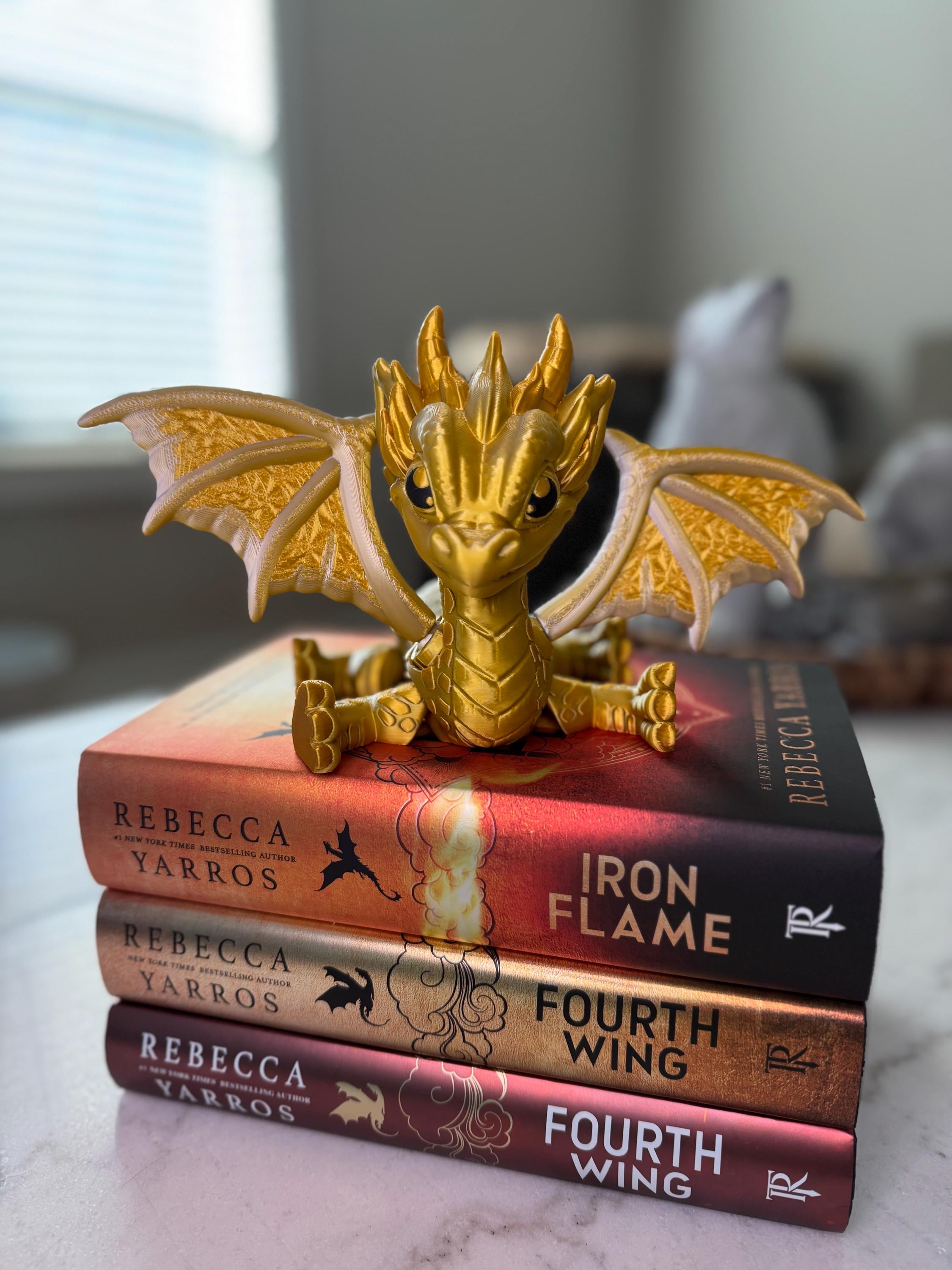 Andarna Deluxe Version Dragon 3D Printed Inspired by Fourth Wing - Etsy