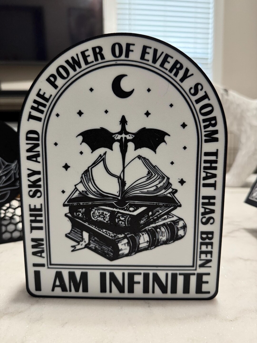 Fourth Wing & Iron Flame Bookish Light Box - Arched Style - Etsy