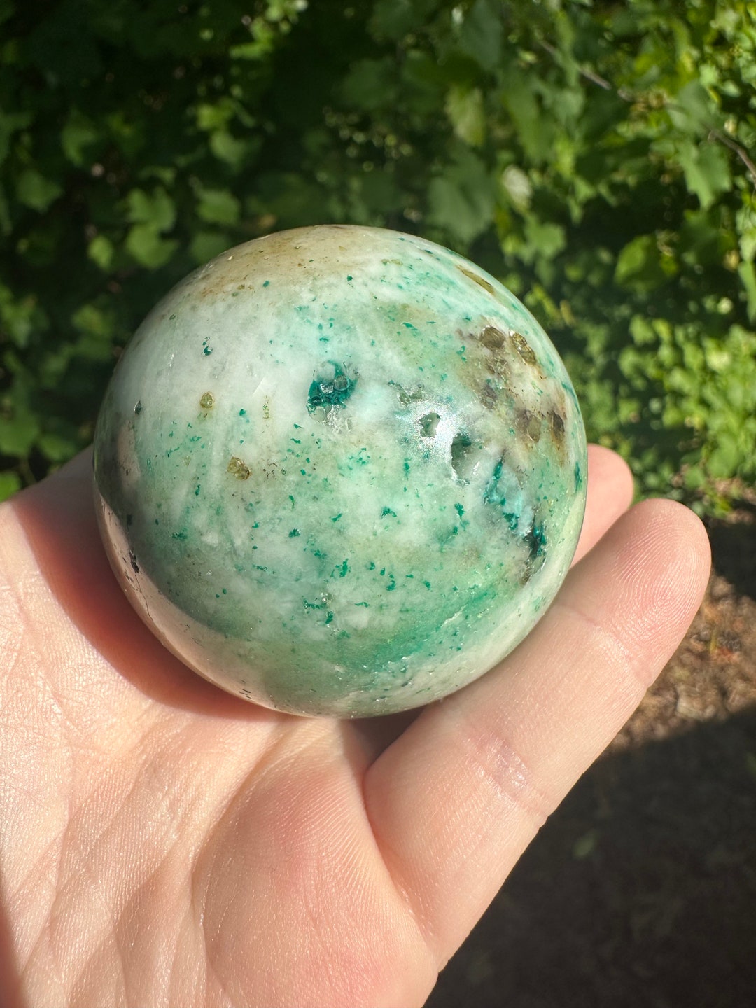 Druzy Phoenix Stone Sphere Crystal - Etsy