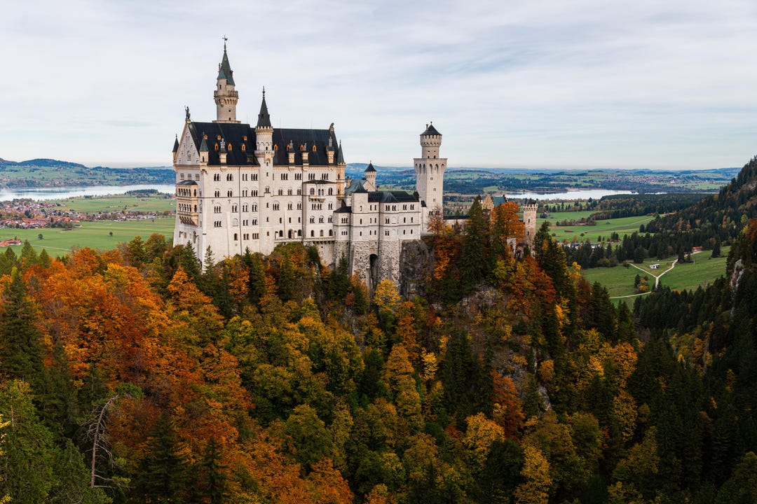 Neuschwanstein Castle, Germany Bavarian Alps, Digital Download, Gift ...
