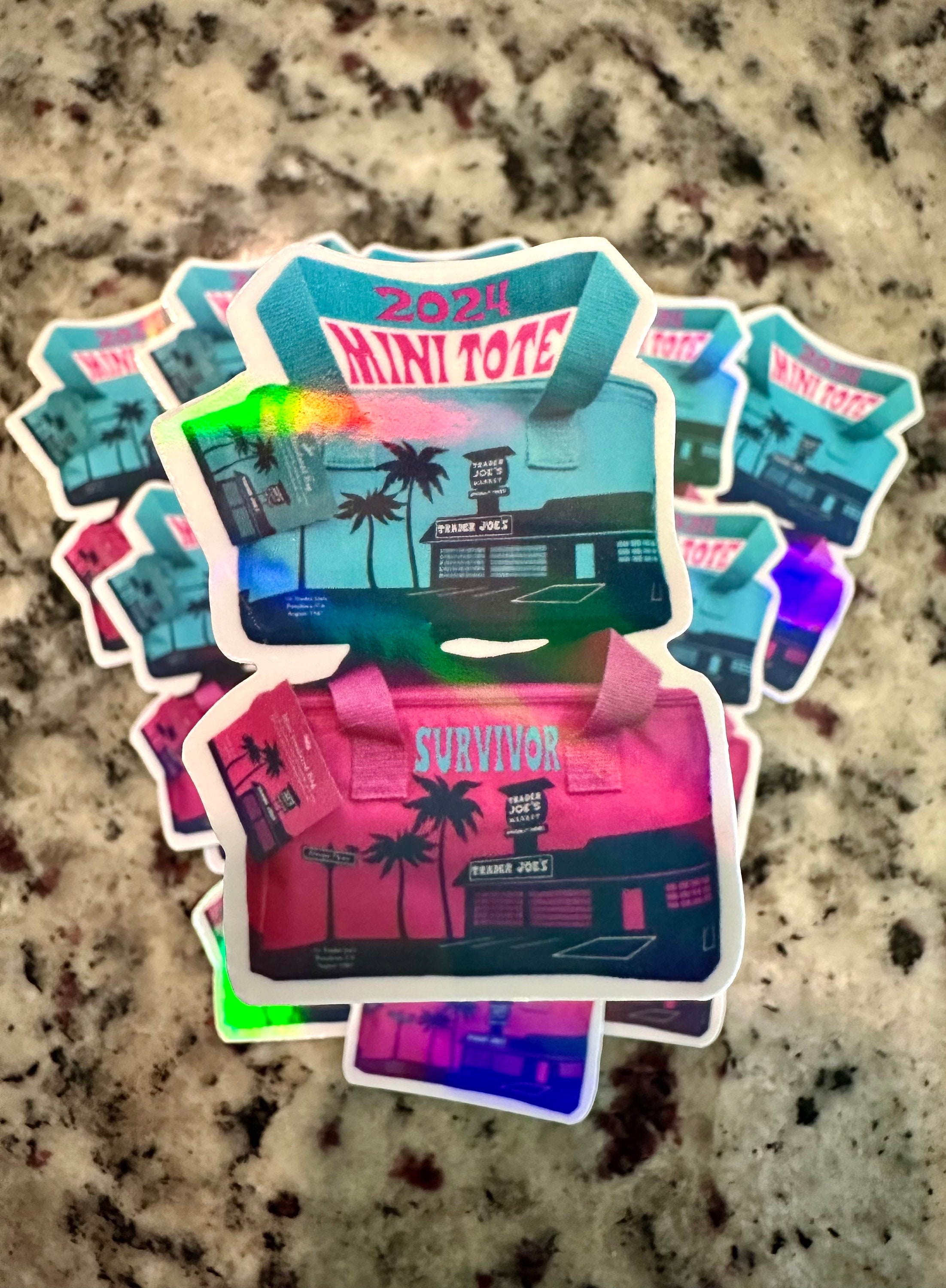 Trader Joes Mini Tote Sticker - Etsy