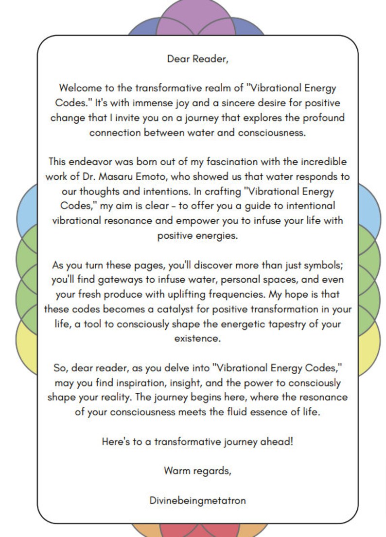 Vibration Energy Code - Etsy UK