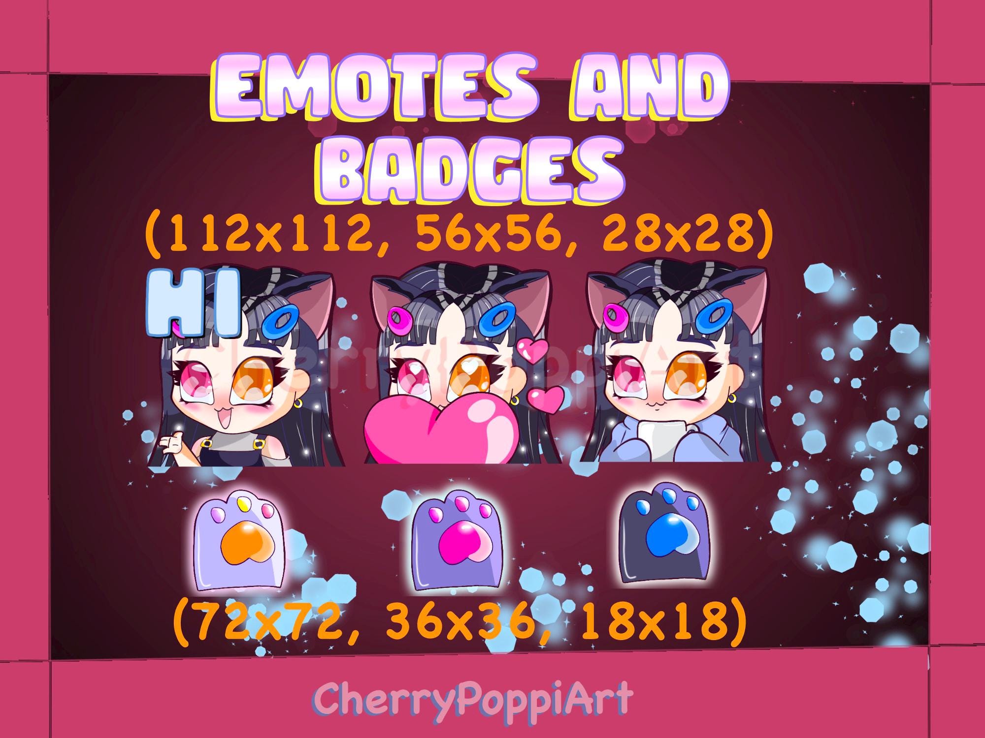 PNGTUBER MODEL , Pngtuber , Emotes , Badges , Starter Pack , Vtuber ...