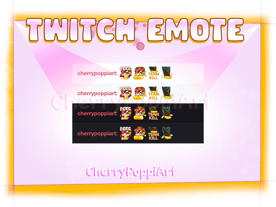 DVA EMOTE, Chibi Emote , Emotes , Badges , Animated Emote , Ow , Twitch ...