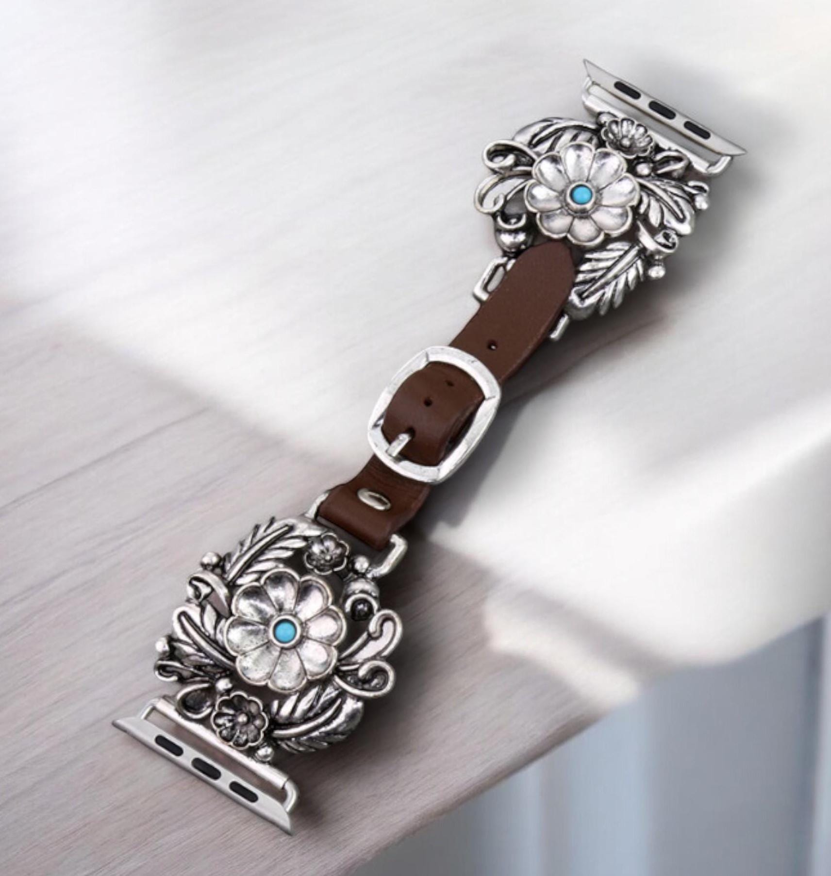 Apple Watch Western Bands Leather 42/44/45mm - Etsy