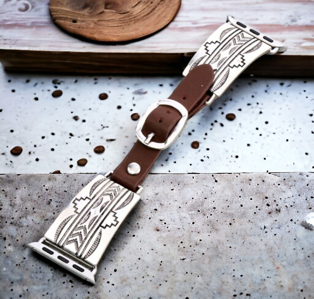 Apple Watch Western Bands Leather 38/40/41mm - Etsy