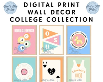 OSU Oklahoma State University Wall Print Posters - Etsy