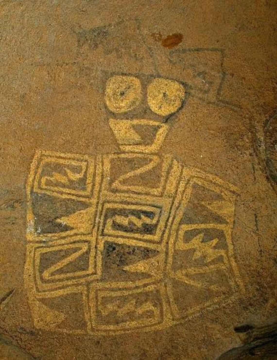 Hueco Tanks Rain God Rock Art Pictograph - Etsy