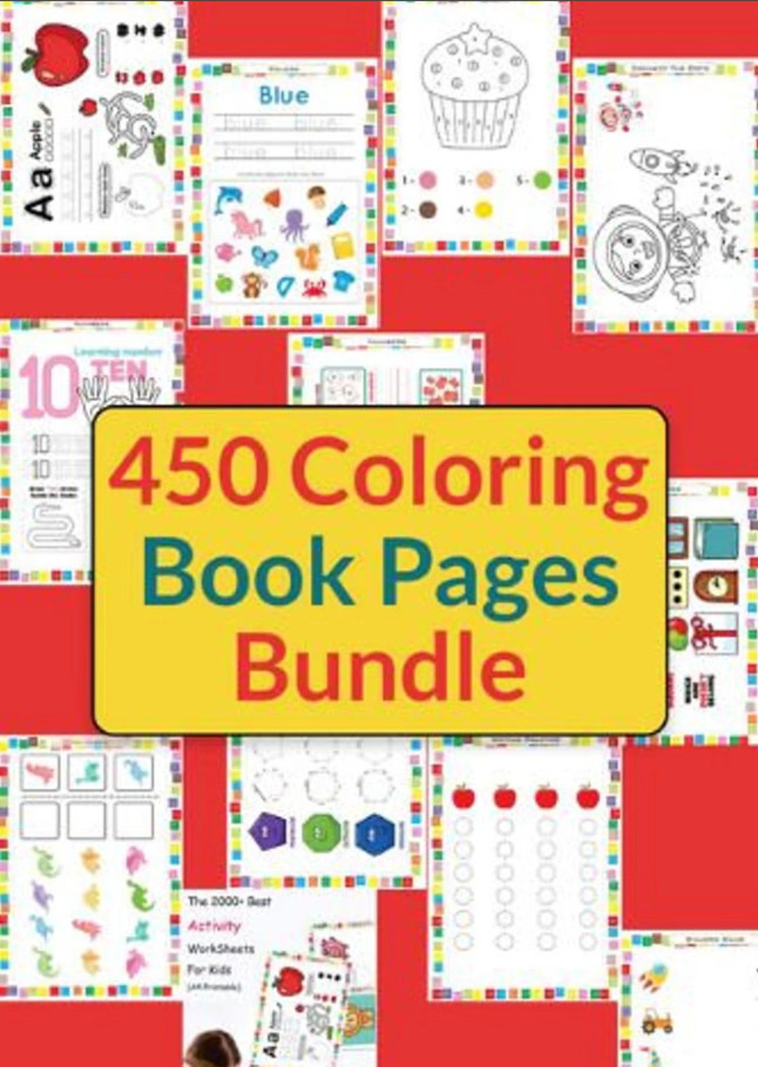 PLR Coloring and Activity Book for Kids, Master Resell Rights, MRR ...