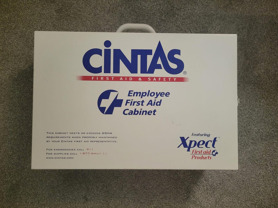 CINTAS Xlarge First Aid Safety Cabinet Wall Table/wall - Etsy