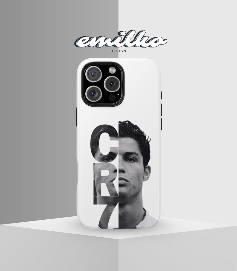 CR7 Cristiano Ronaldo iPhone Case - White Phone Case for iPhone 16 Pro ...