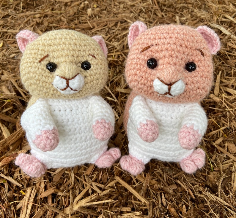 Hamster No Sew Crochet Pattern, Easy Amigurumi Crochet Patterns ...