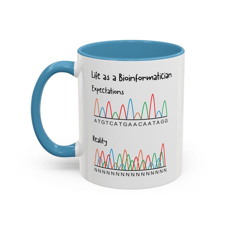Bioinformatics Mug - Funny Mug Gift for Bioinformatician, Molecular ...