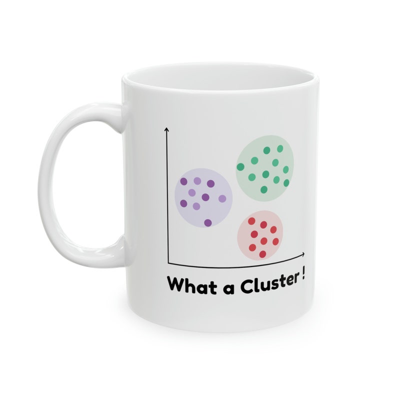 Data Science Funny Mug. What a Cluster. Data Science Gift, Data ...