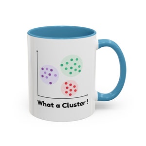 Data Science Funny Mug. What a Cluster. Data Science Gift, Data ...