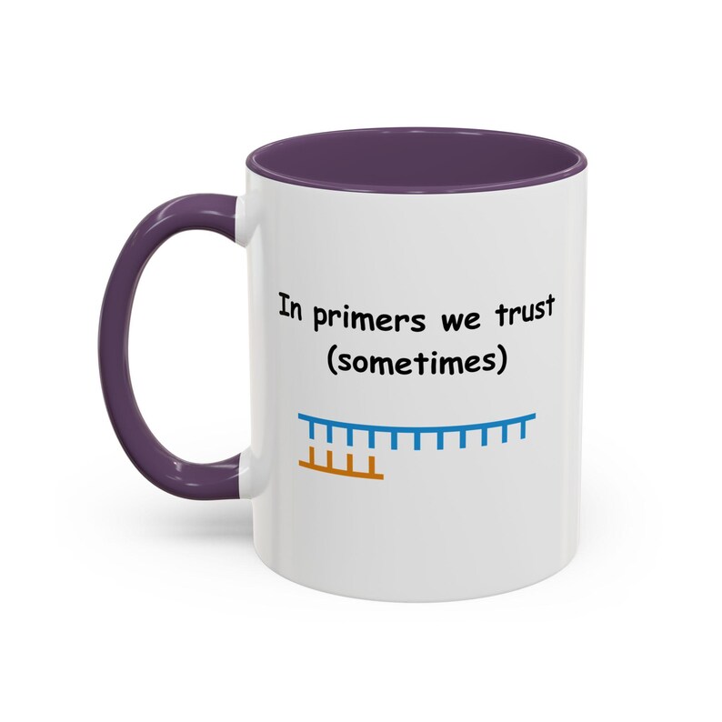 DNA Primer Mug | PCR, Molecular Biology, Scientist Coffee Mug ...