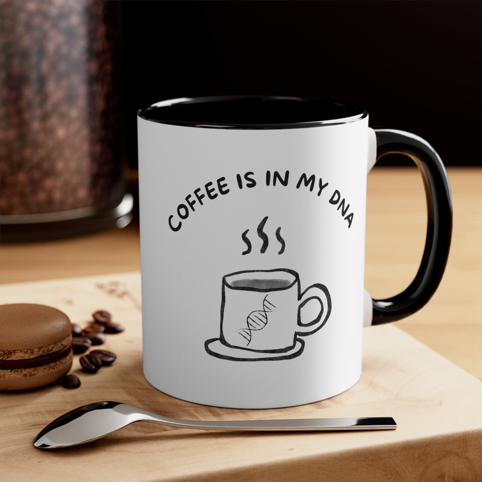 Coffee DNA Funny Mug. Bioinformatics, Genetics, Biology, Science ...
