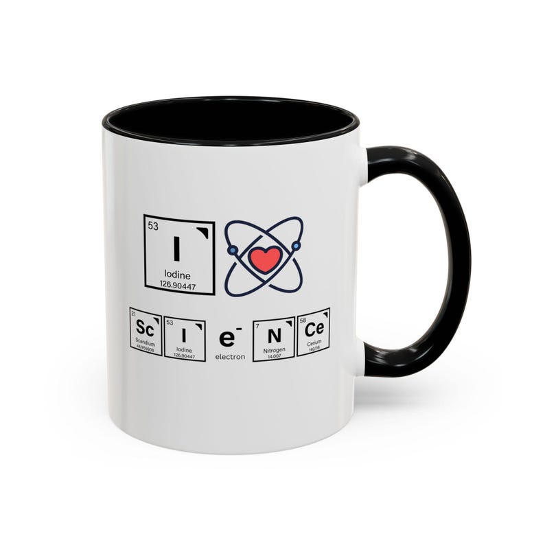 I Love Science Mug, Gift for Science Lovers, Student, Phd, MS ...