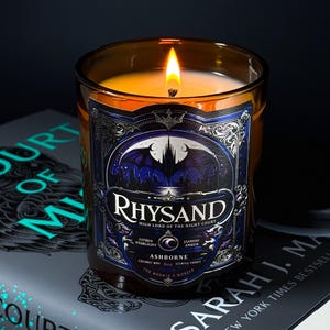 Rhysand - ACOTAR Inspired Scented Candle - Citrus, Jasmine, Sea, Amber ...