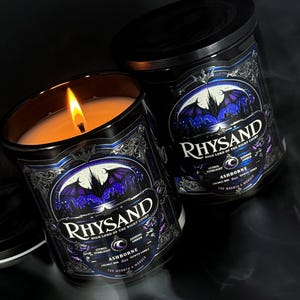 Rhysand - ACOTAR Inspired Scented Candle - Citrus, Jasmine, Sea, Amber ...