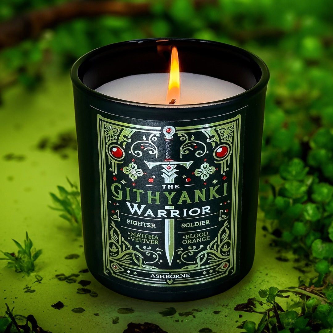 The Githyanki Warrior - Lae'zel Inspired Scented Candle - Matcha, Blood ...