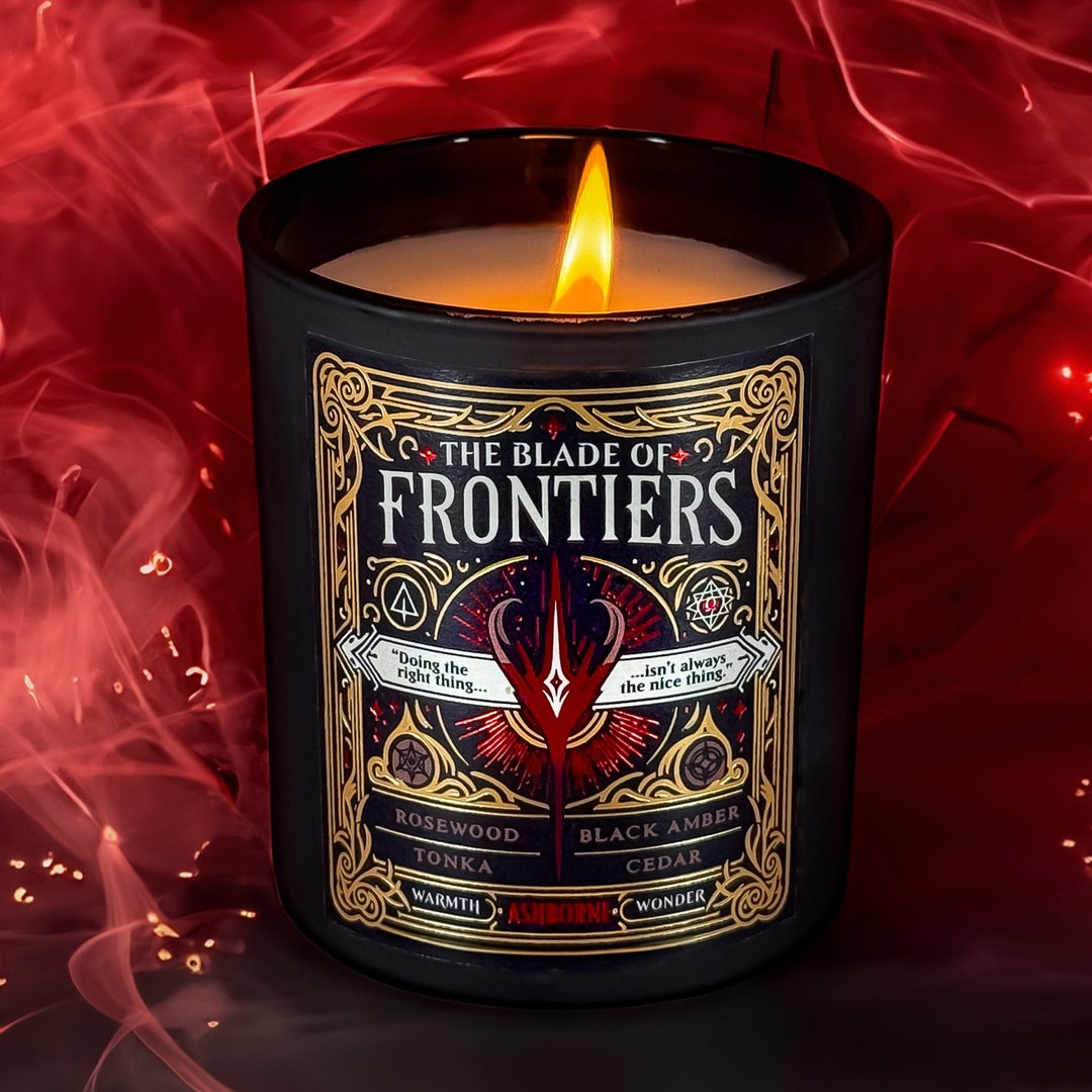 Blade of Frontiers - Wyll Inspired Scented Candle - Rosewood, Black ...