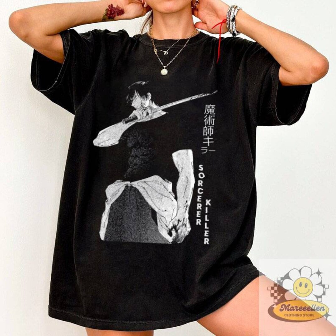 Jujutsu Kaisen Toji Shirt, Toji Fushiguro Sweatshirt, JJK Toji Vs Gojo ...