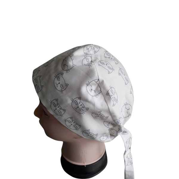 Scrub Cap Pattern With Elastic - Etsy