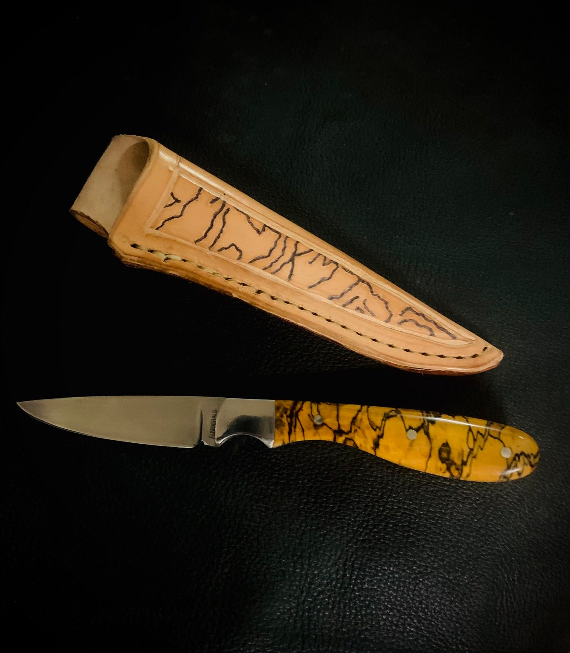 Handmade Bird & Trout Knife. Made in Huntsville TX. - Etsy