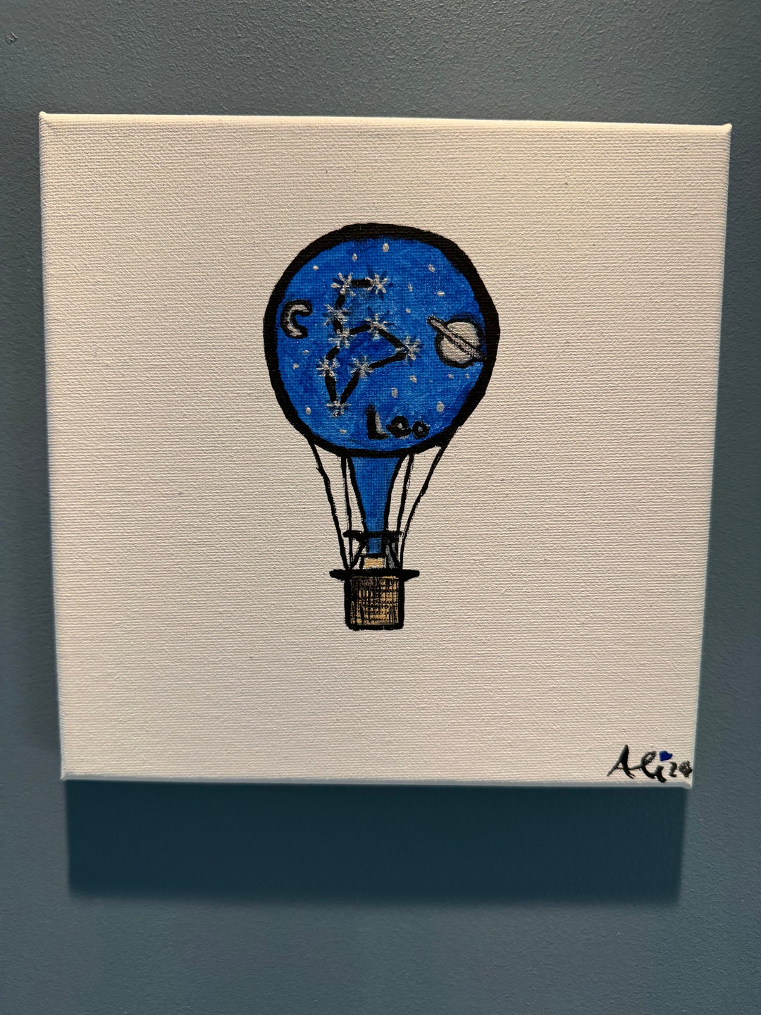 Astrology Balloons Watercolor Art , Fun, Colorful - Etsy