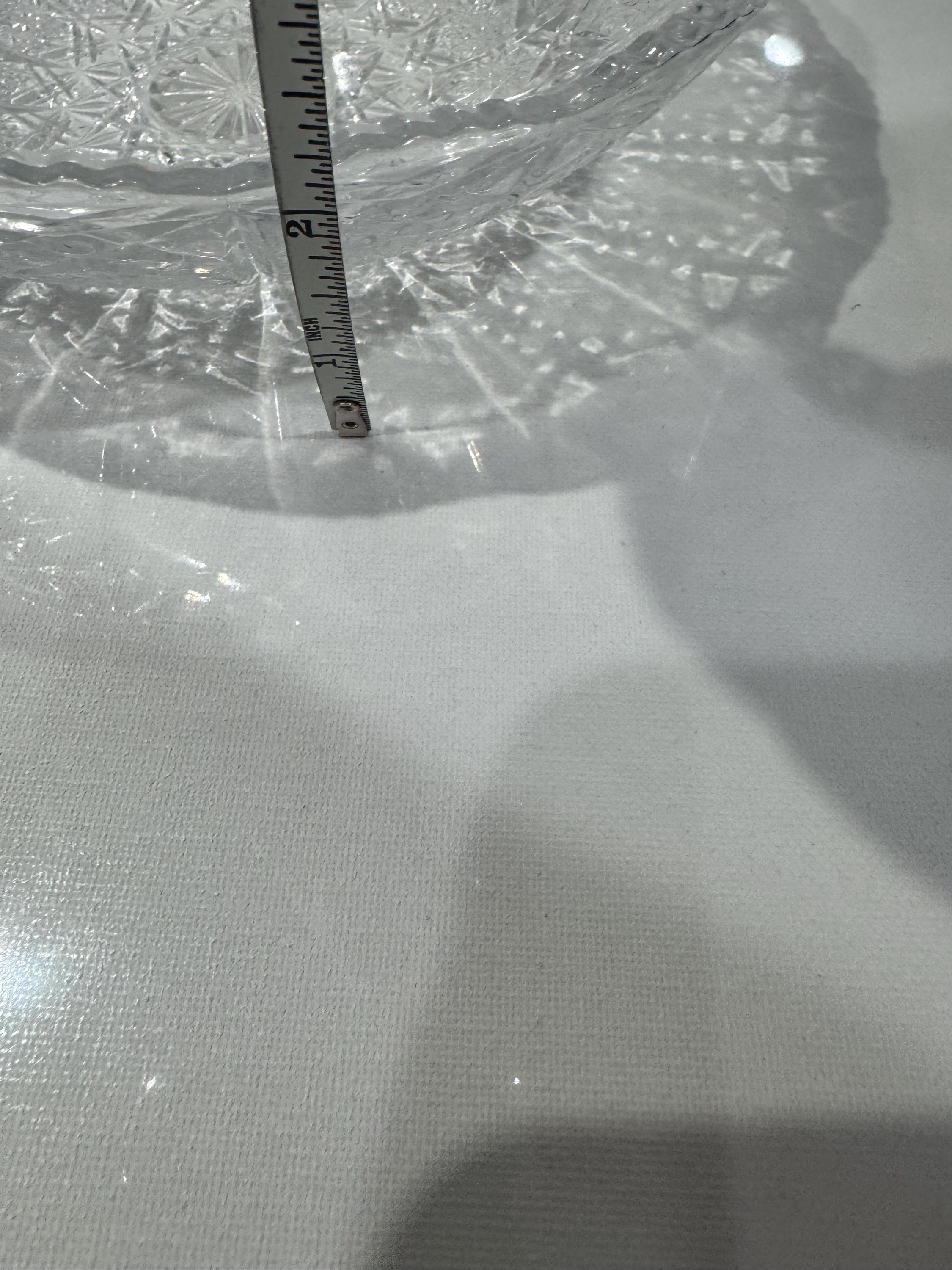 Antique American Brilliant Cut Glass Bowl: Hobstar & Fan Pattern - Etsy