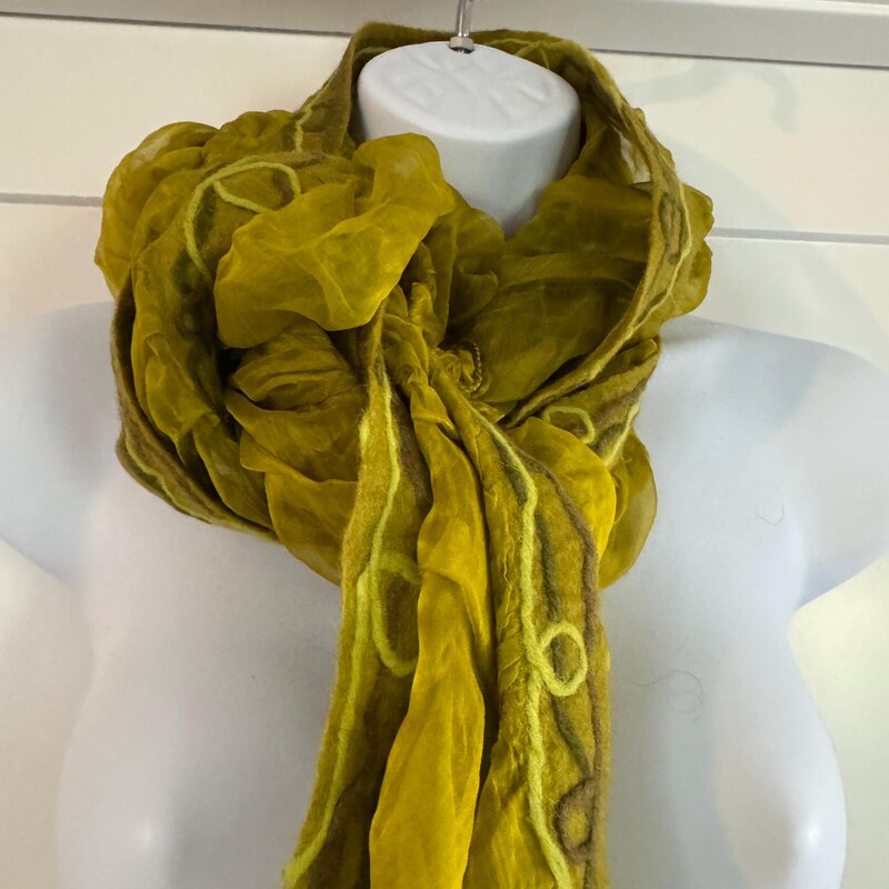 Chartreuse Scarf - Etsy