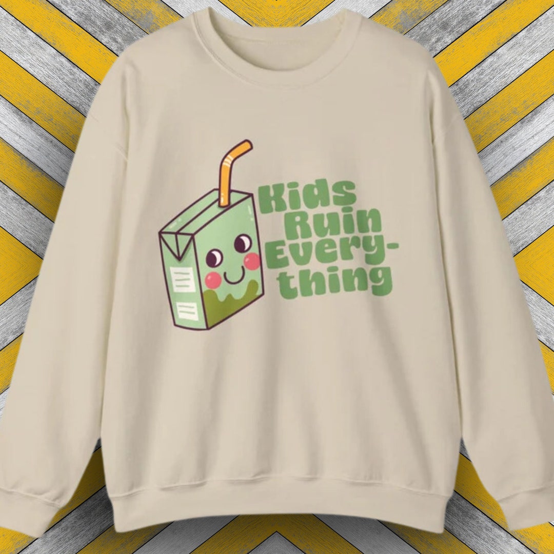 Kids Ruin Everything Juice Box Kidcore Clowncore Funny Meme Unisex ...