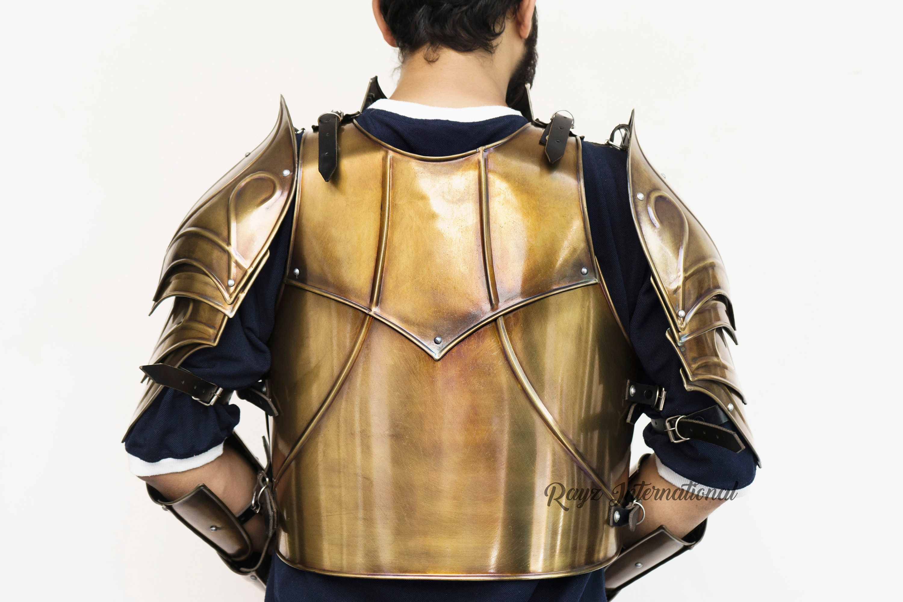 Armor Suit Full Body Armor Suit for Cosplay Knight Suit Wearable Iron ...